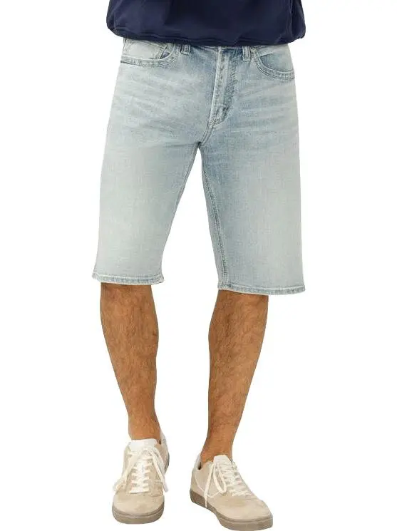 SILVER JEANS CO. Gordie Relaxed Fit Denim Shorts - Cabo