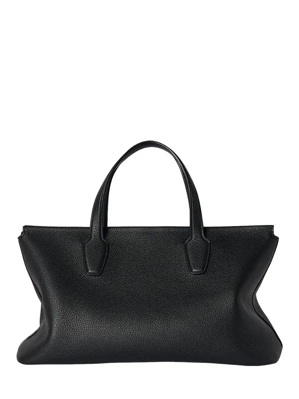 THE ROW Marcel Satchel - Black Ans