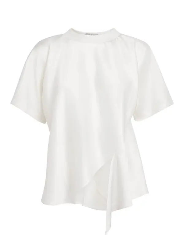 Palmer//harding Satin Motion T-shirt - White