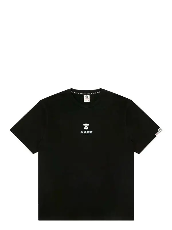 AAPE BY *A BATHING APE Logo-print T-shirt - Black