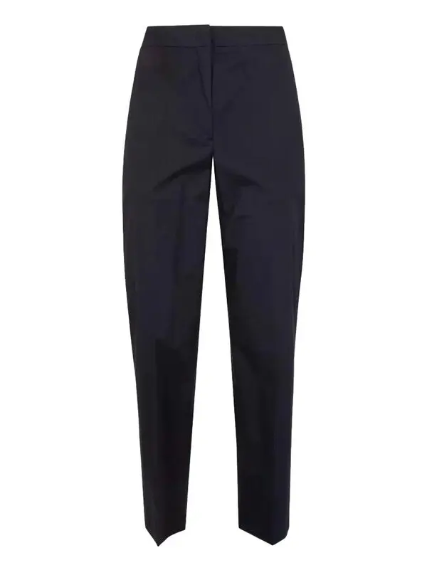 Seventy Cotton Straight Leg Trousers - Blue