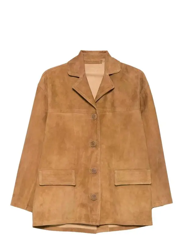 SALVATORE SANTORO Button-up Patch-pocket Jacket - Neutrals