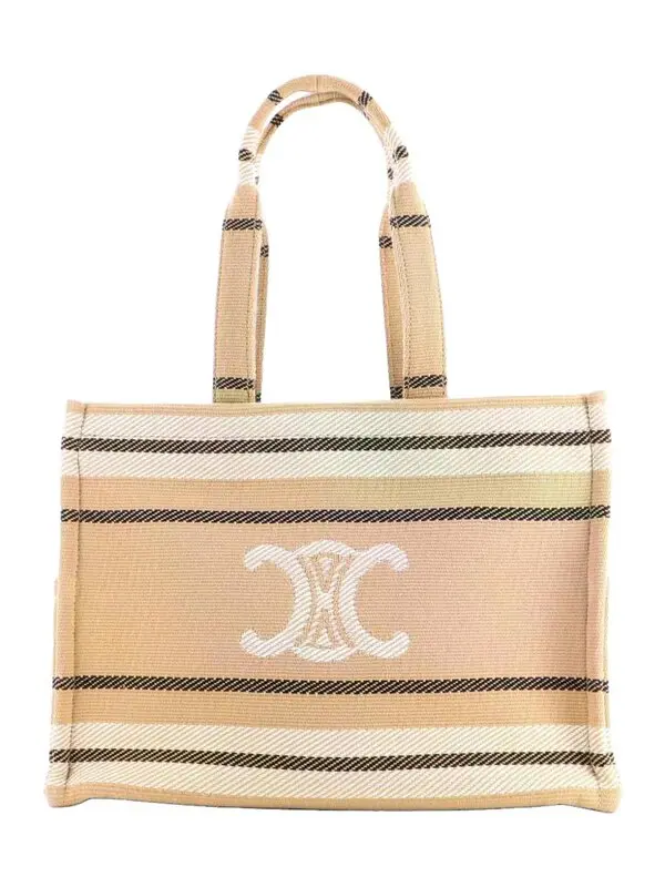 Celine Cabas Thais Triomphe Large Tote - Neutrals