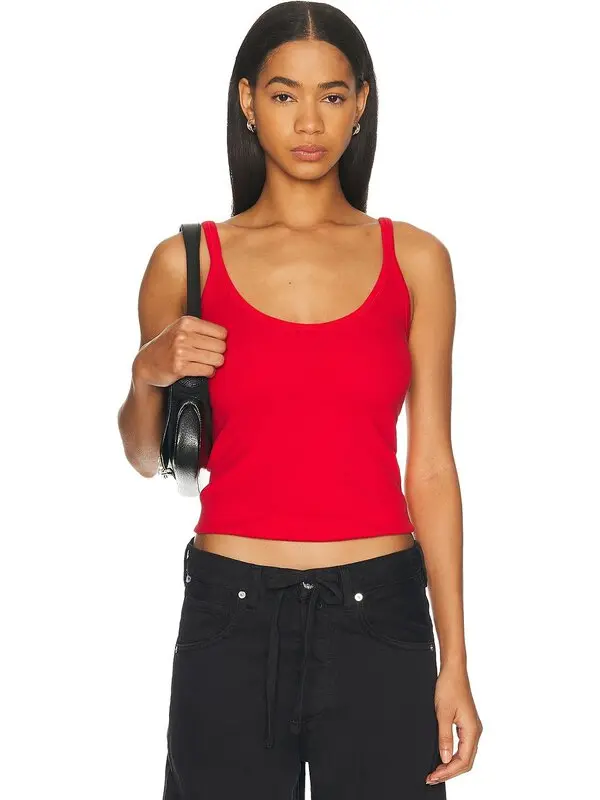 GRLFRND U-neck Tank - Red