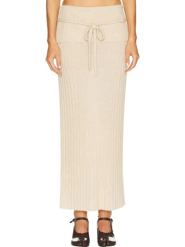 Guest In Residence Lia Skirt - Sandstone