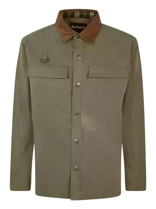 Barbour Corduroy-collar Shirt Jacket - Green