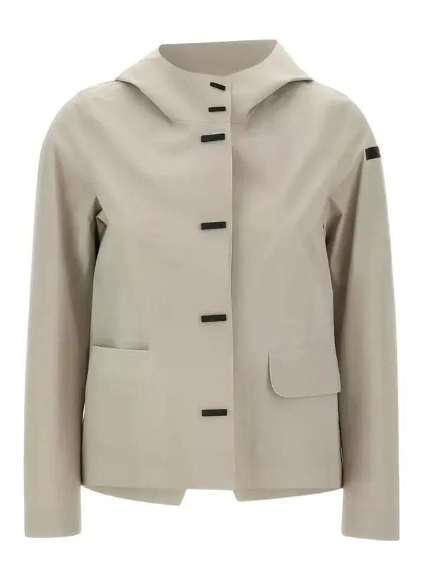 RRD Montecristo Hooded Button Jacket - Neutrals