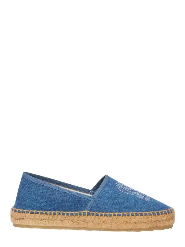 Moschino Embroidery Espadrille - Blue