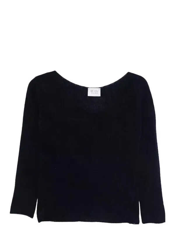 BEYOU V-neck Sweater - Blue