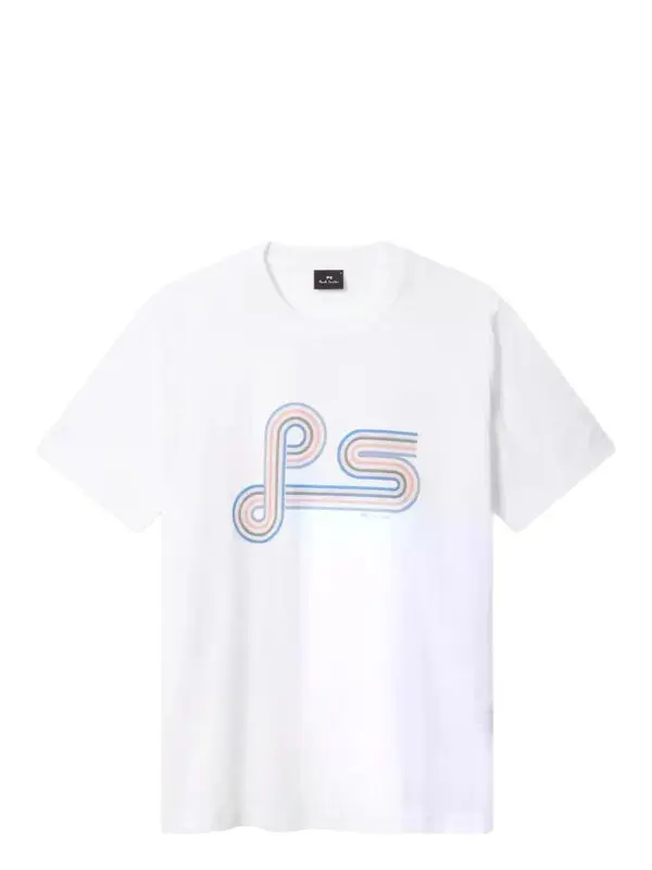 Paul Smith Print-detail T-shirt - White