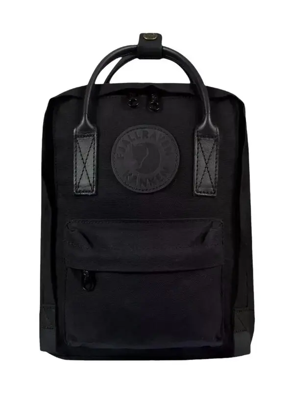 Fjallraven Kånken No. 2 Backpack With Logo Patch - Black