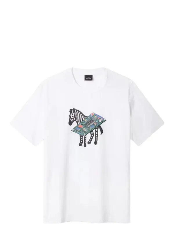 Paul Smith Zebra Print T-shirt - White