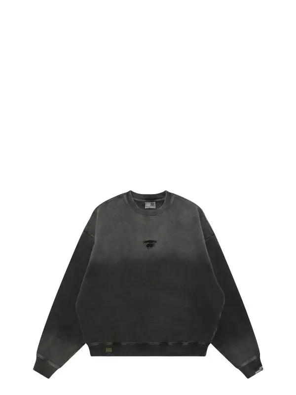 AAPE BY *A BATHING APE Logo-patch Sweatshirt - Grey