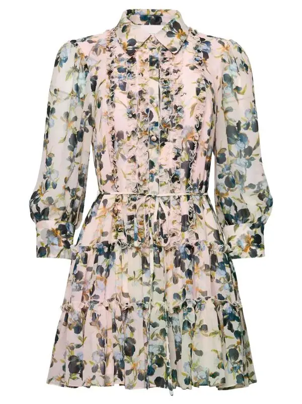 Cinq À Sept Rhys Floral-print Dress - Pink