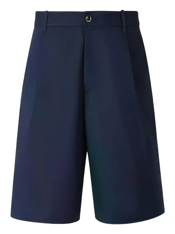 NINE:INTHE:MORNING Tailored Pleated Shorts - Blue