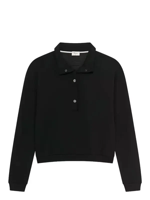 Repetto Ultra Soft Scuba Button Performance Top - Black