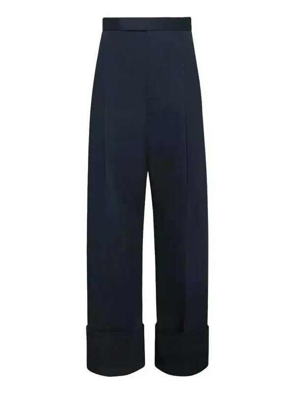 Thom Browne Double Pleat Trousers - Black