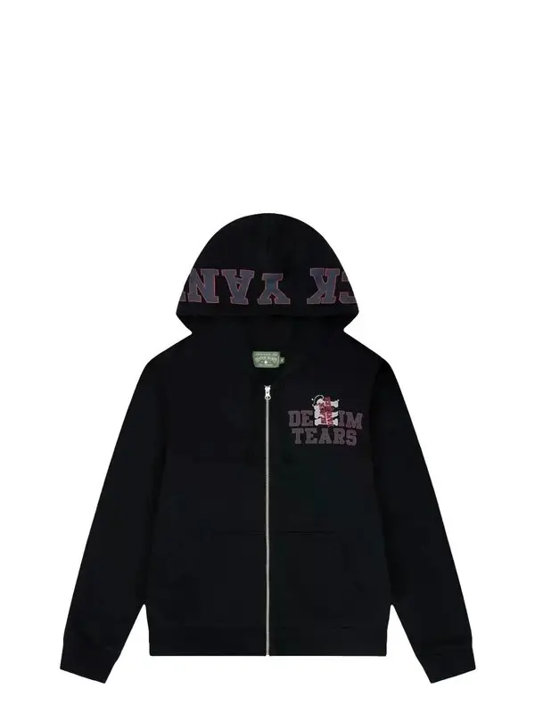DENIM TEARS Yankees Zip-up Hoodie - Black