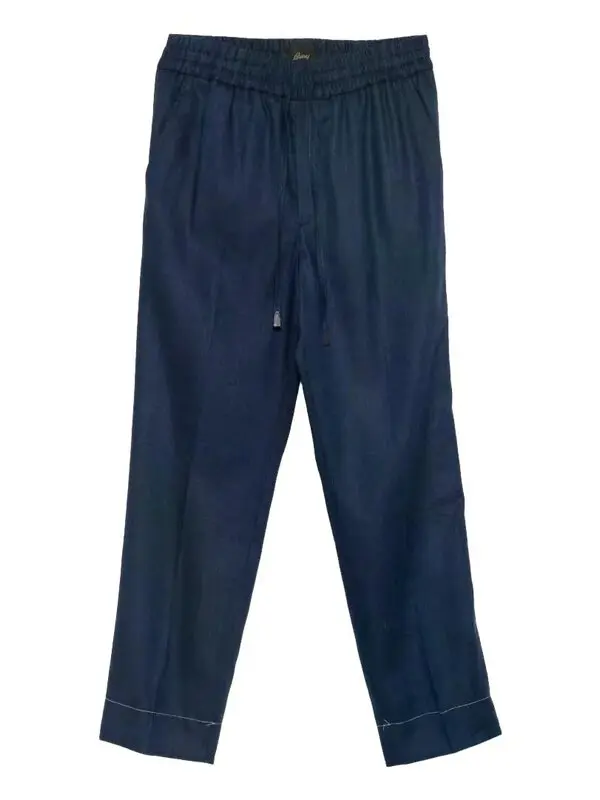 Brioni Drawstring Trousers - Blue