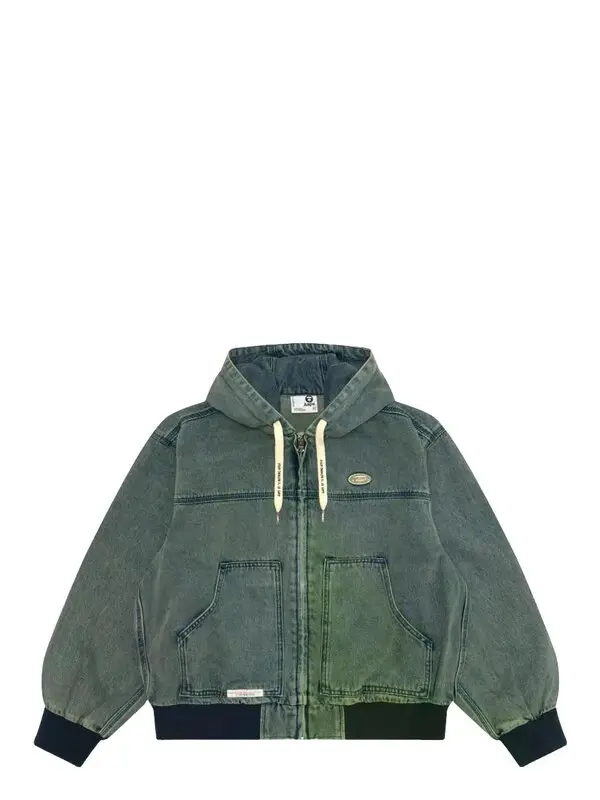 AAPE BY *A BATHING APE Hooded Zip Jacket - Blue