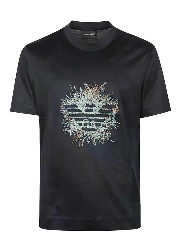 Emporio Armani Graphic T-shirt - Blue