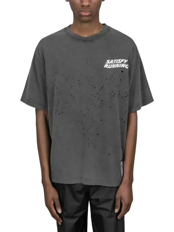Satisfy Distressed T-shirt - Grey