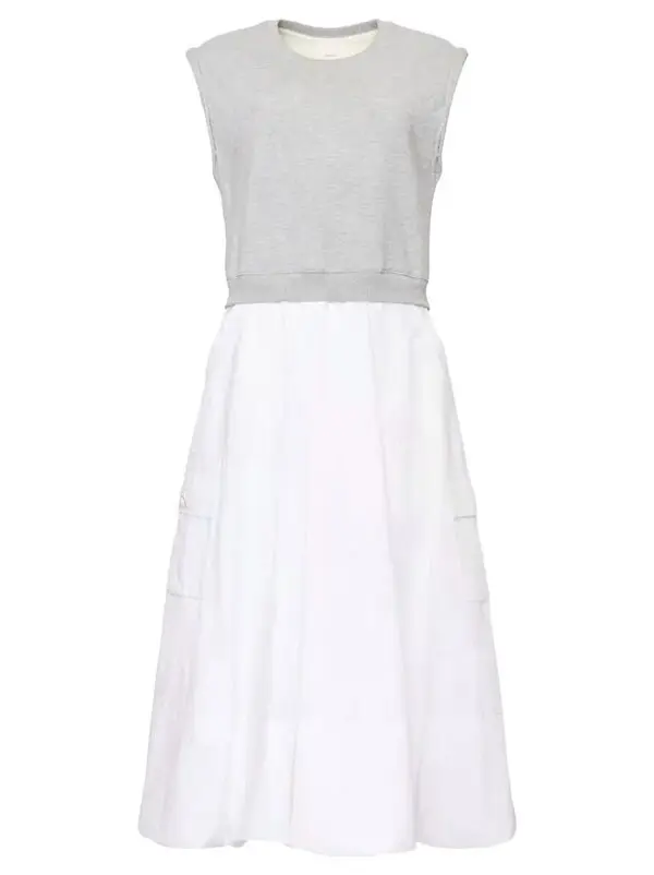 Cinq À Sept Parker Panelled Dress - White