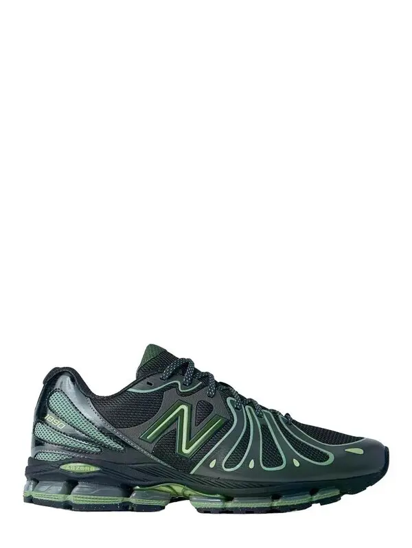 NEW BALANCE Mesh Overlay Sneakers - Black