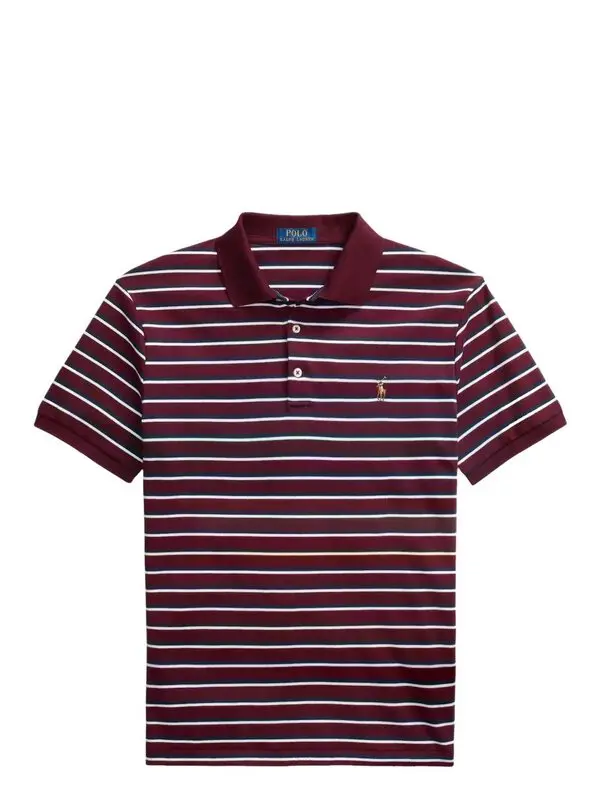 Polo Ralph Lauren Striped Polo Shirt - Red