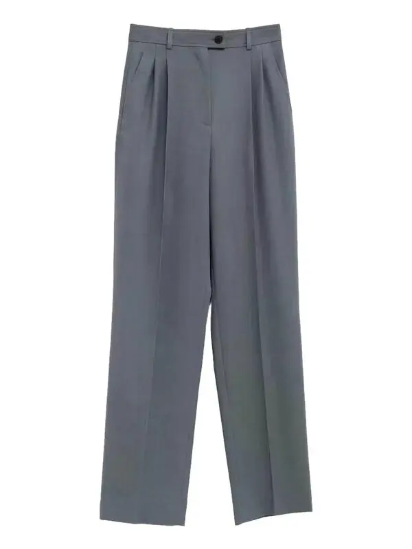 THE ROW Ragnar Pleated Trousers - Blue