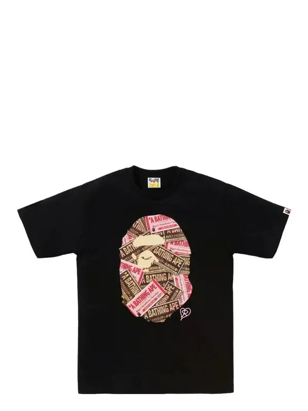 A BATHING APE Printed T-shirt - Black