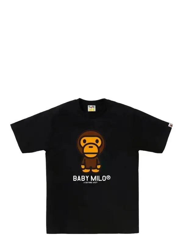 A BATHING APE Baby Milo Graphic T-shirt - Black