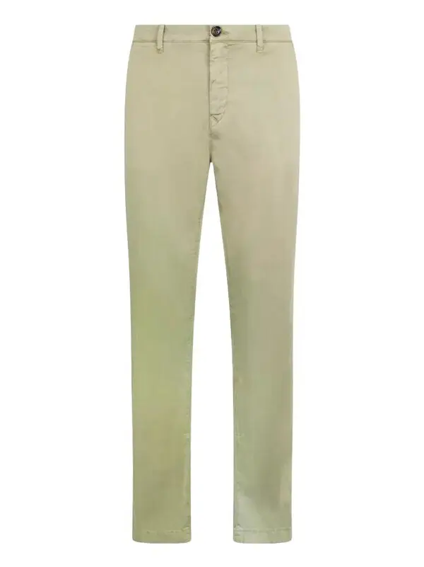 MOORER Button Chinos - Green