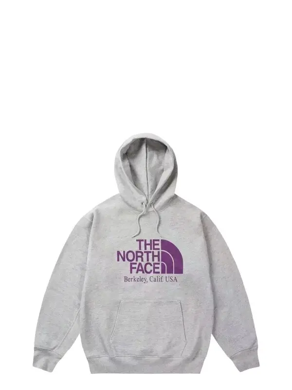 PALACE X The North Face Purple Label Field Graphic Hoodie - Grey