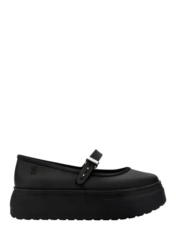 Melissa Platform Ballerina Shoes - Black