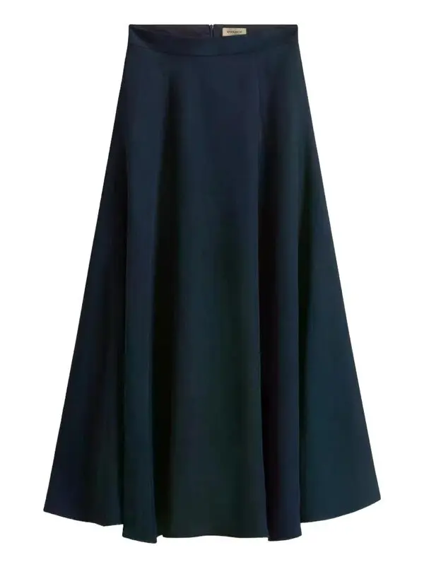 Woolrich Pleated Maxi Skirt - Blue