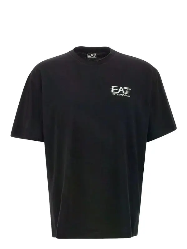 EA7 Visibility Logo Graphic T-shirt - Black