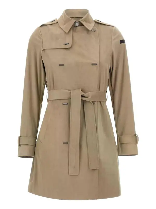 RRD Double-breasted Belted Trench Coat - Neutrals