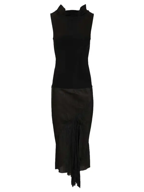 Rick Owens Asymmetric-hem Dress - Black