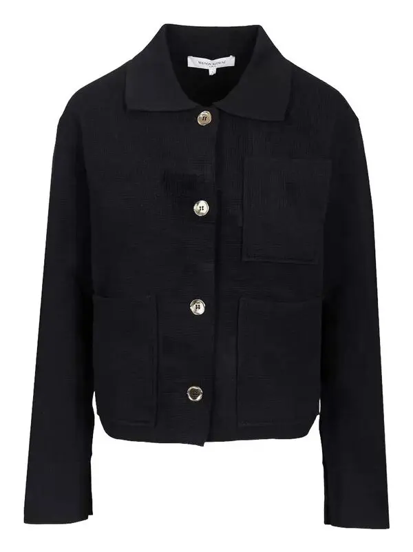 Maison Kitsuné Buttoned Jacket - Blue