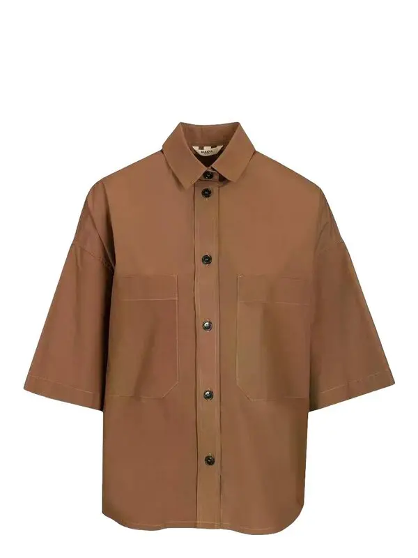 Barena Venezia Oversized Pocket Shirt - Brown