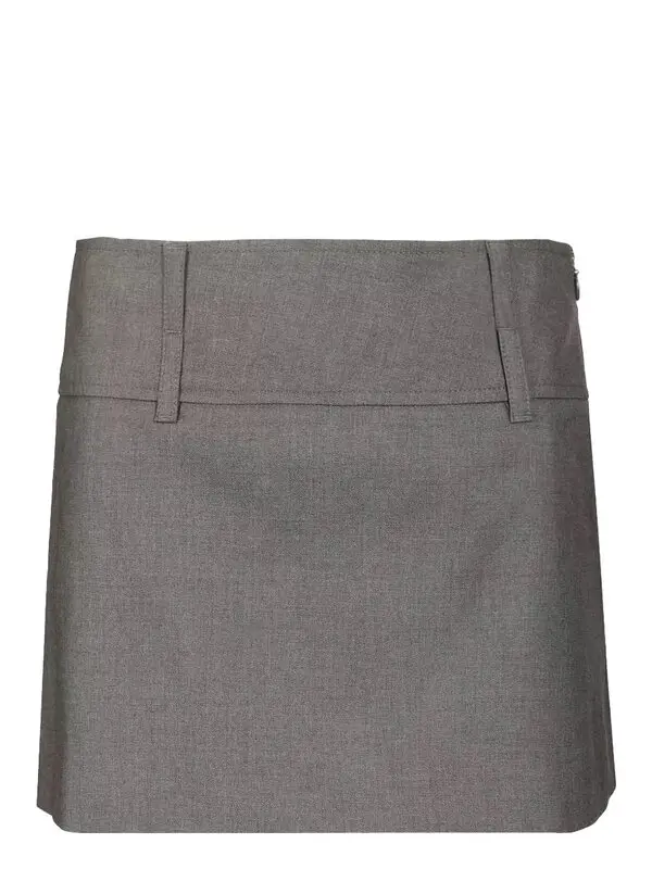 DUNST Integrated Briefs Micro Skirt - Grey