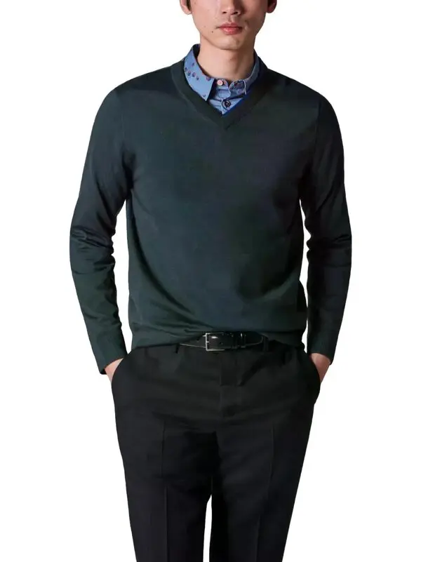 Paul Smith V-neck Sweater - Blue