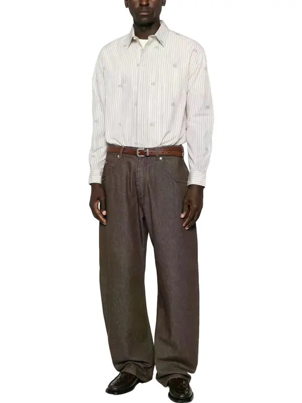 Jacquemus Simon Long-sleeve Shirt - Neutrals