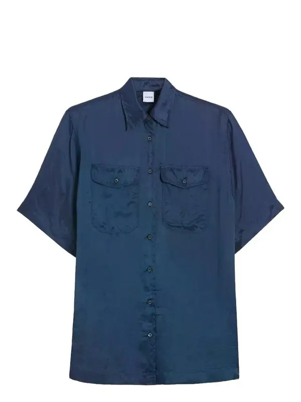 Aspesi Long-sleeve Pocket Shirt - Blue
