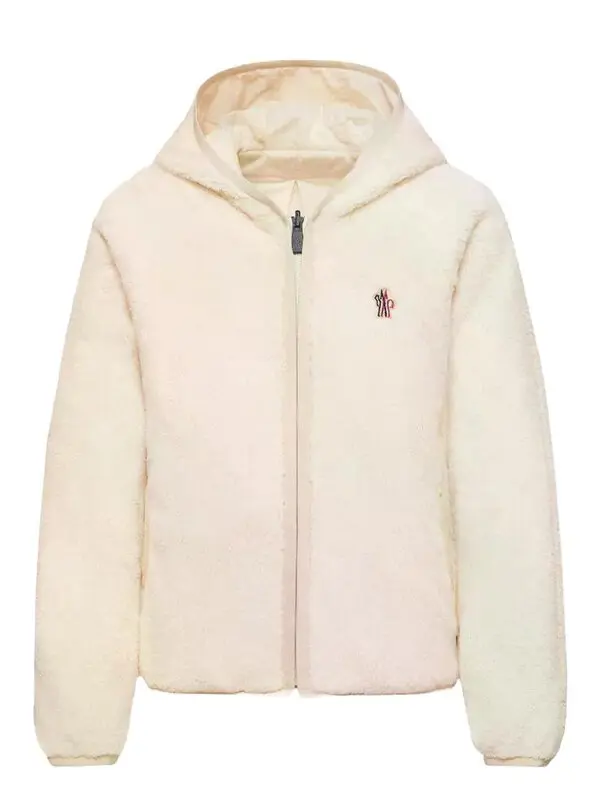 Moncler Reversible Polartec Hooded Zip-up Jacket - Neutrals
