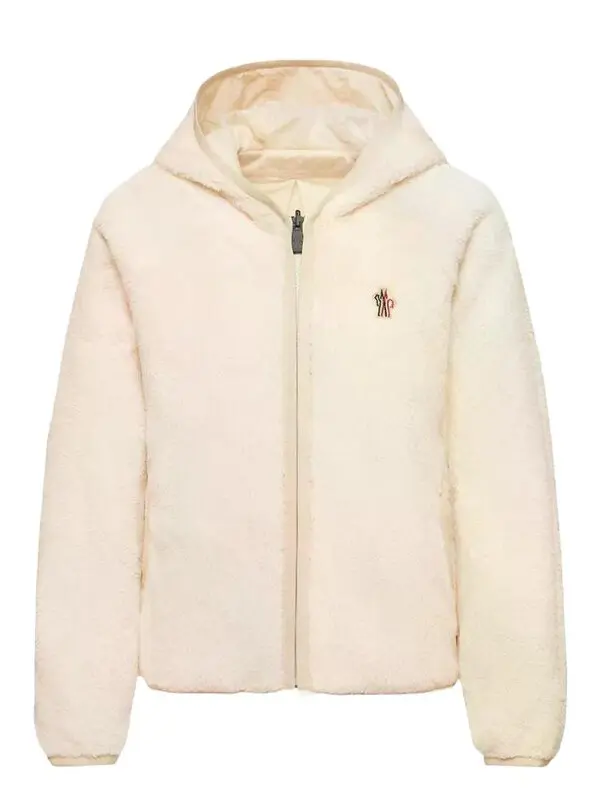 Moncler Reversible Polartec Hooded Zip-up Jacket - Neutrals
