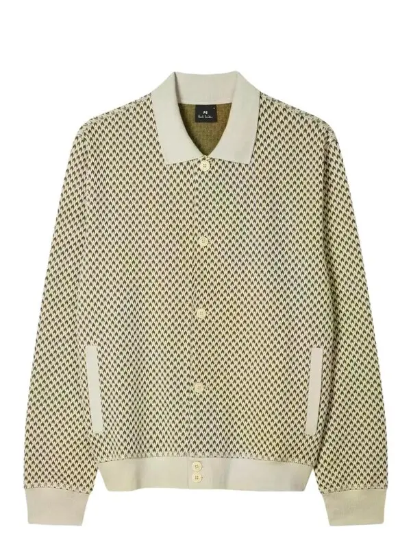 Paul Smith Patterned Button-up Cardigan - Neutrals
