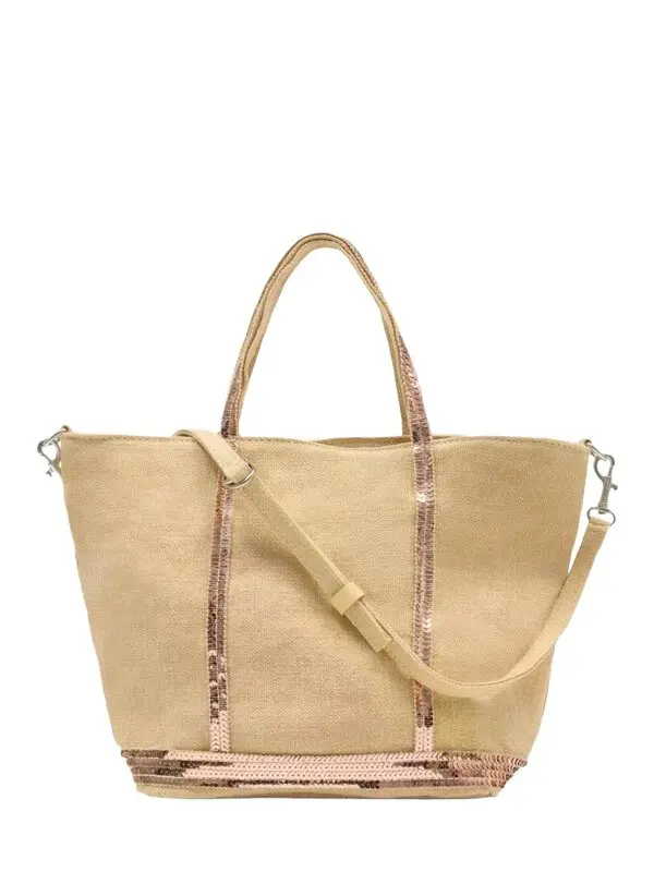 Vanessa Bruno Sequin Shopper Tote Bag - Neutrals