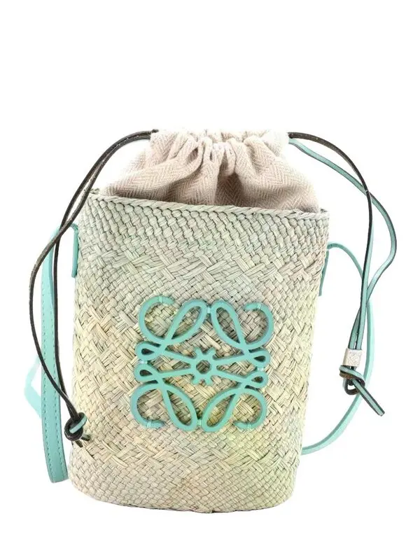 Loewe Paula's Ibiza Anagram Bucket Bag - Blue